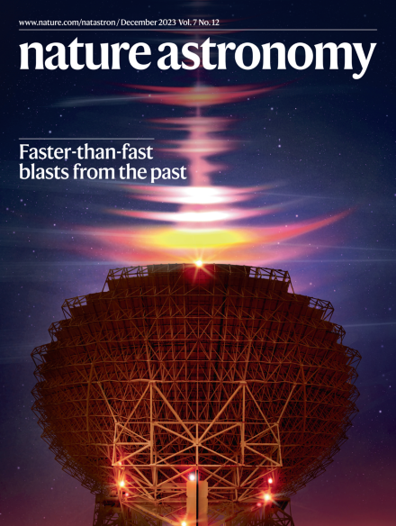GBT on cover of Nature Astronomy - Green Bank Observatory